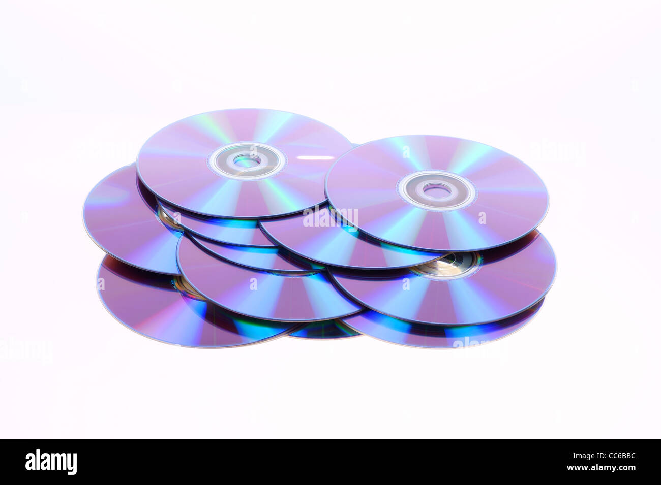 CD / DVD isolated on the white background Stock Photo - Alamy
