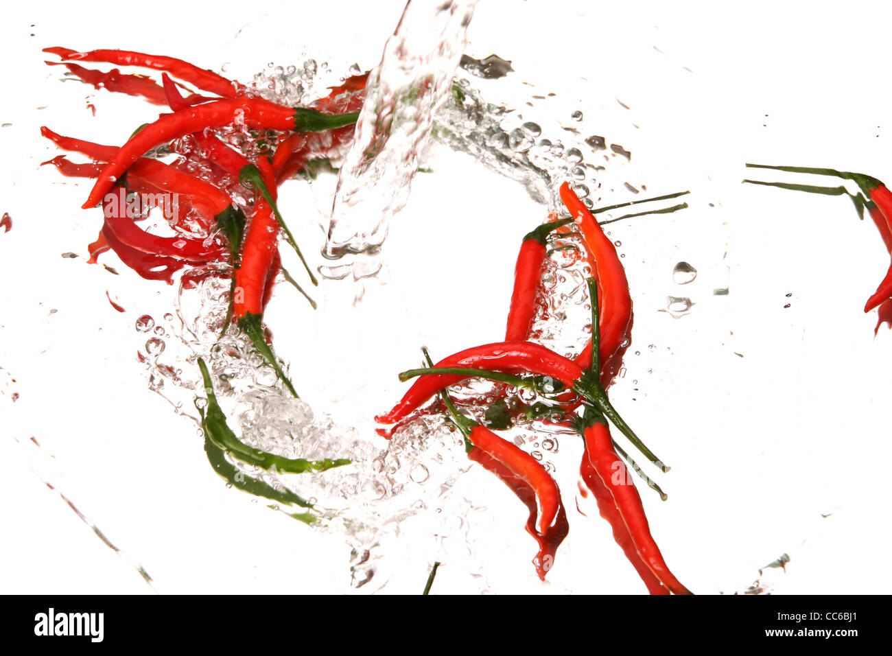 chili and water Stock Photo - Alamy