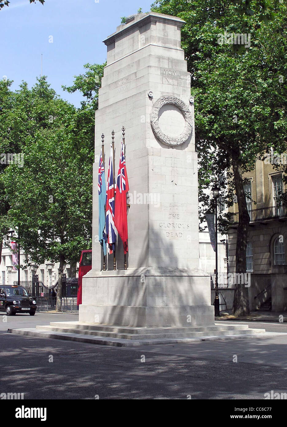 The Cenotaph in Whitehall, London, is a war memorial dedicated to ...