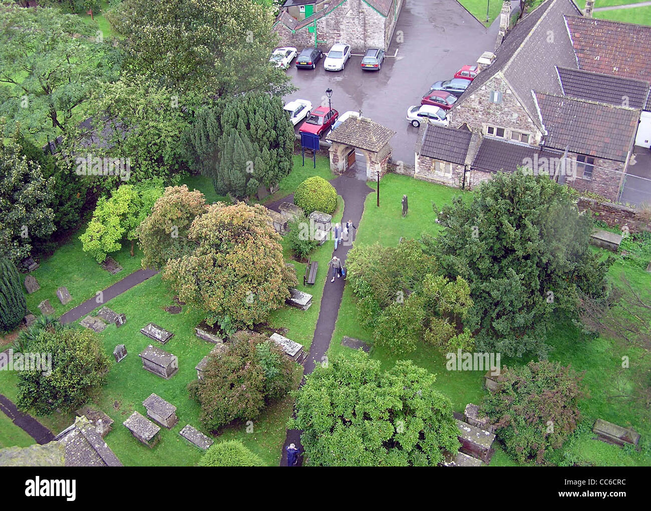 The view from the tower of Yate Church offers a panoramic view of the ...