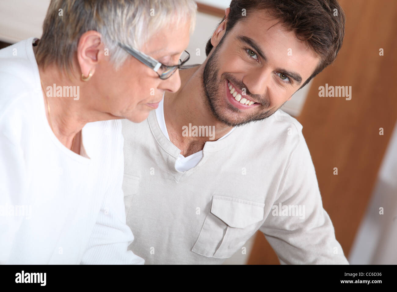 Bespectacled white woman hi-res stock photography and images - Alamy