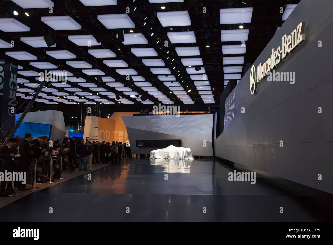 Mercedes-Benz exhibit at the Detroit Auto Show Stock Photo - Alamy