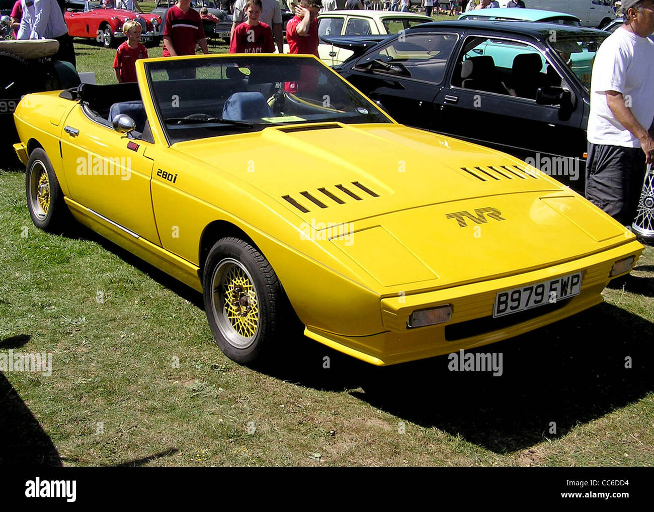 The TVR 280i on display at the Bristol Car Show at The Downs, Bristol ...