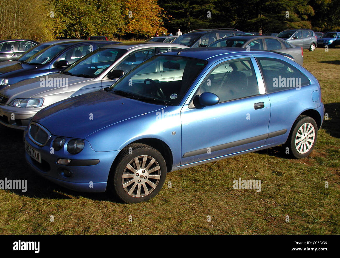 The 2002 Rover 25, a compact hatchback, was photographed in Bristol ...