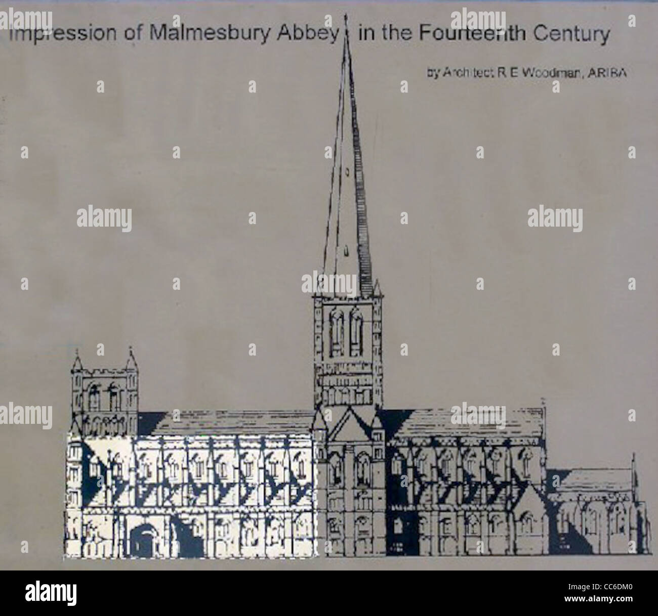 Abbey drawing hi-res stock photography and images - Alamy
