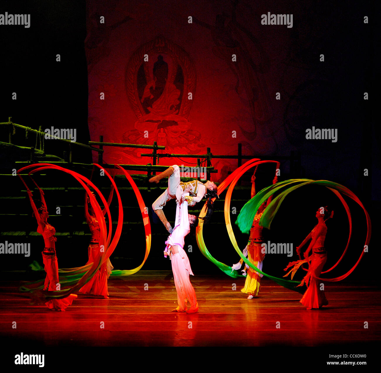 Traditional dance performance, Beijing, China Stock Photo - Alamy
