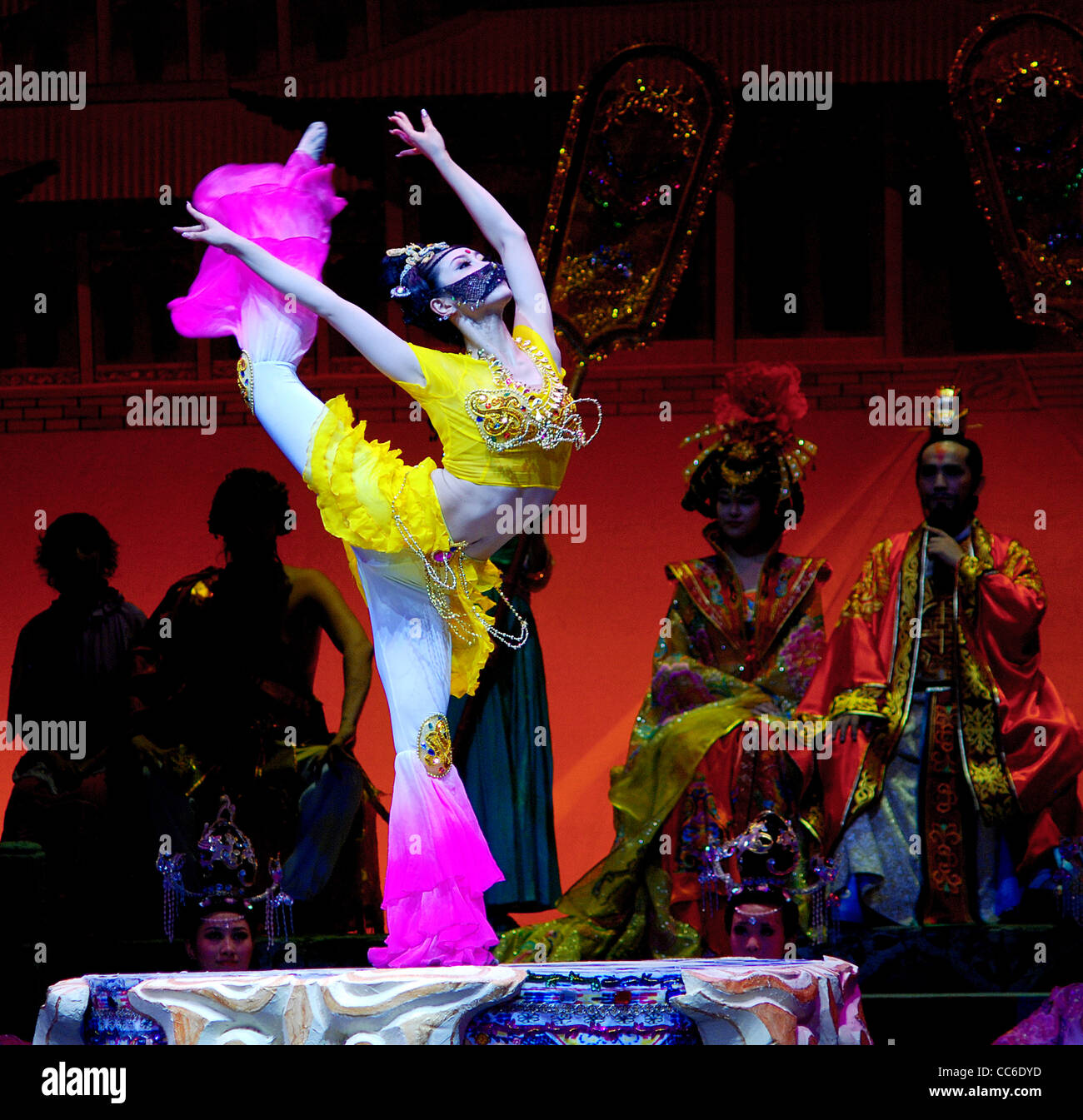 Traditional dance, Beijing, China Stock Photo - Alamy