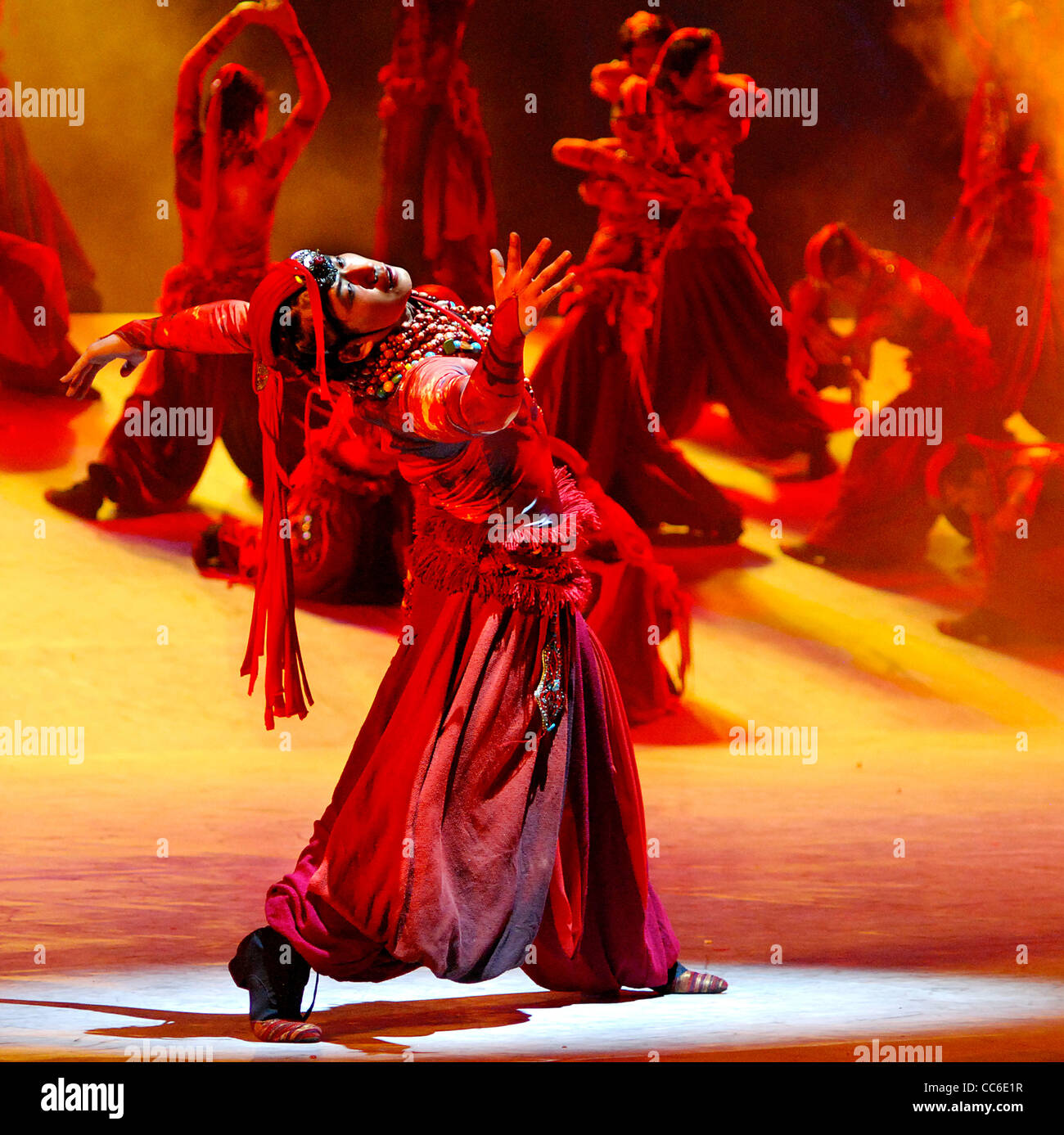 Traditional dance, Beijing, China Stock Photo - Alamy