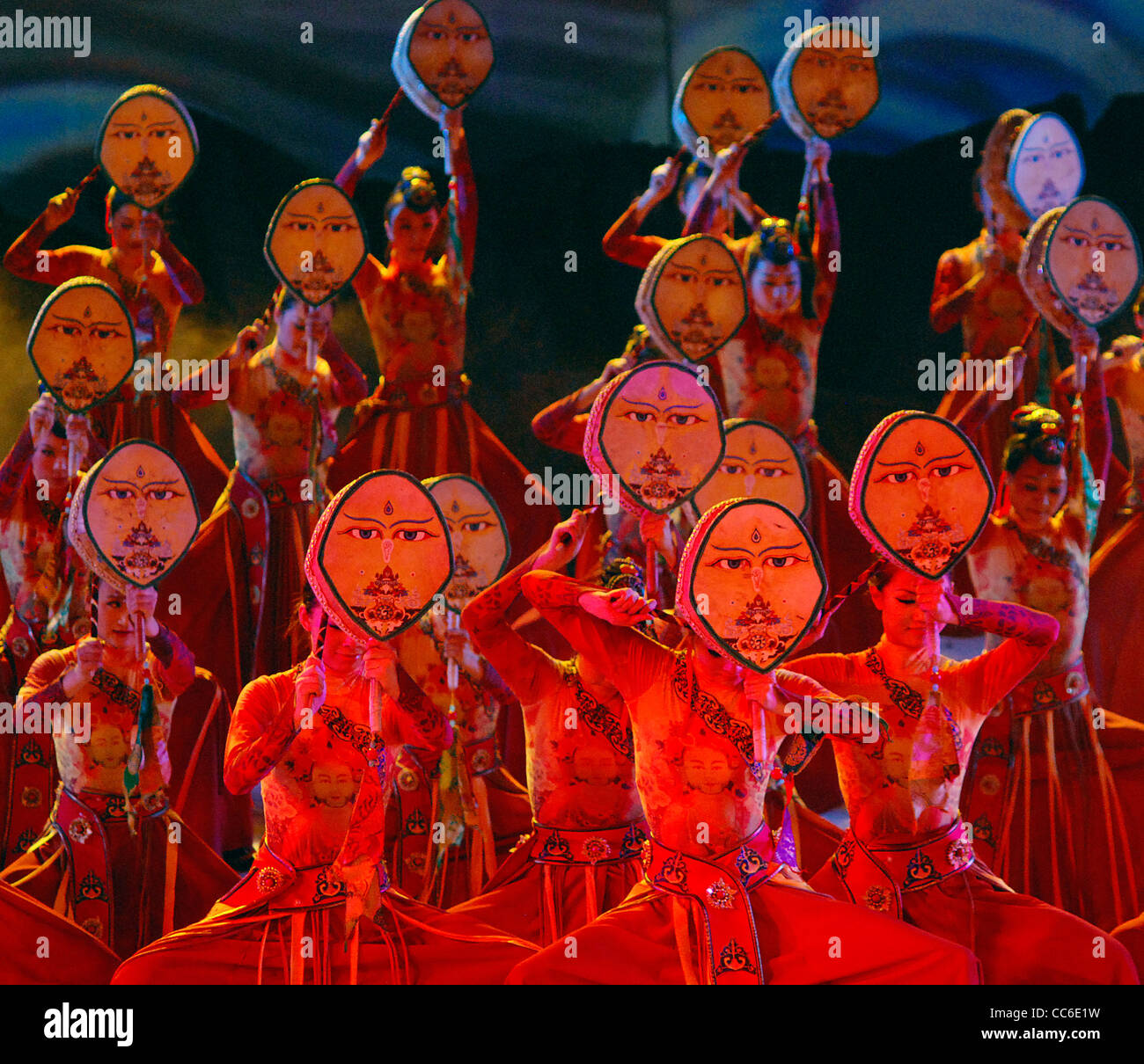 Traditional dance, Beijing, China Stock Photo - Alamy