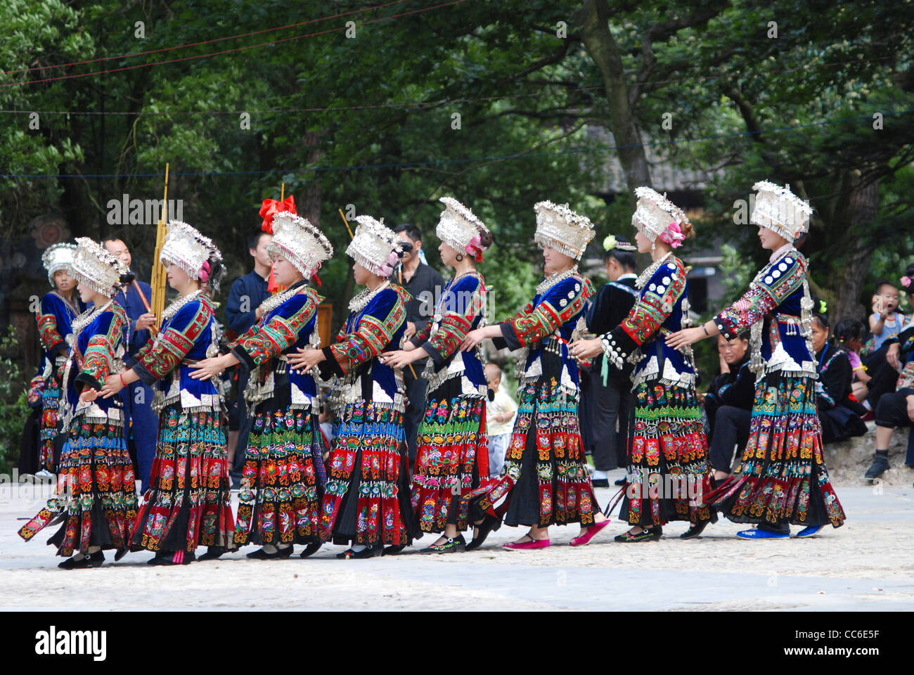 Miao women in traditional costume hi-res stock photography and images ...