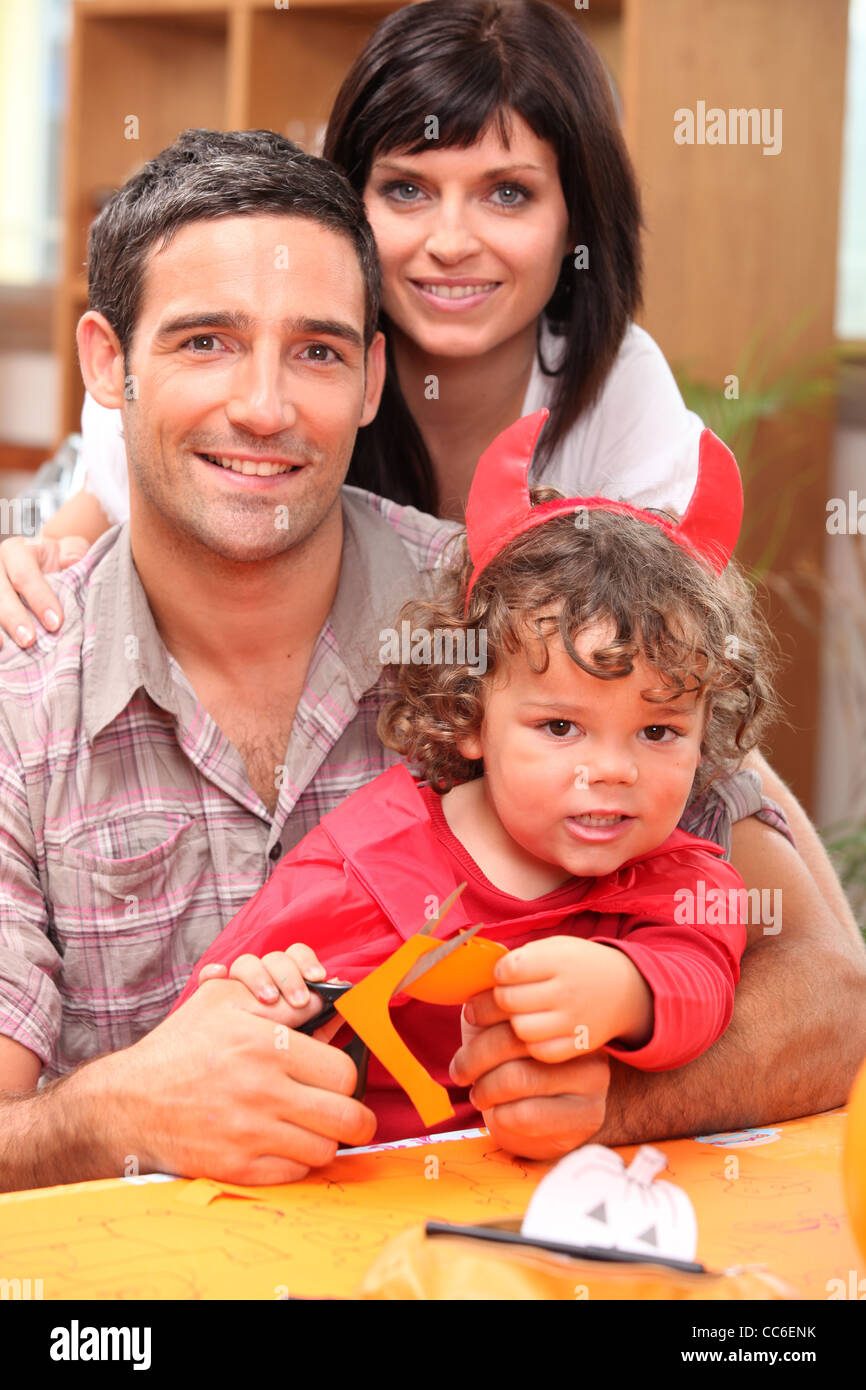 Portrait bad devil horns hi-res stock photography and images - Alamy