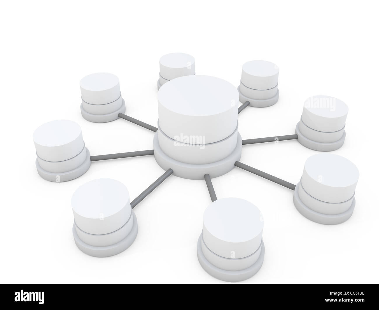 3d database structure Stock Photo - Alamy