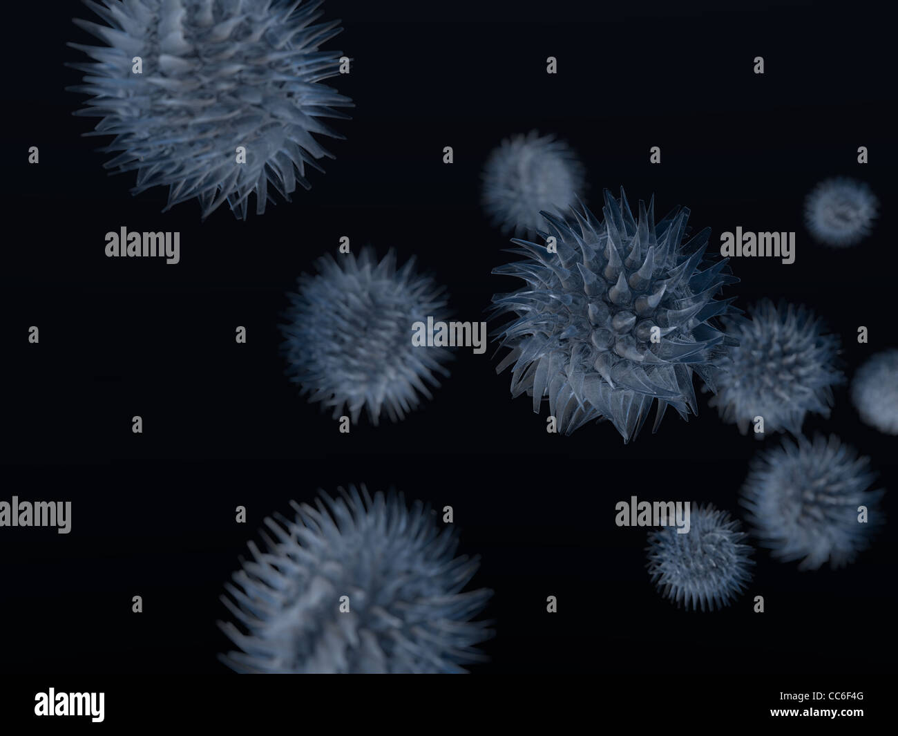 Bacterias ugly and unhealthy Stock Photo - Alamy