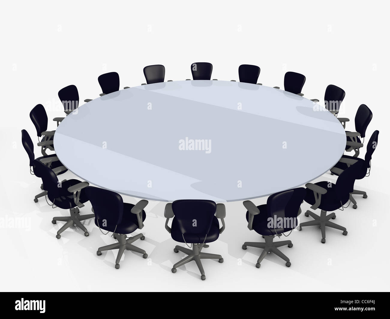conference table surrounded by chairs Stock Photo - Alamy