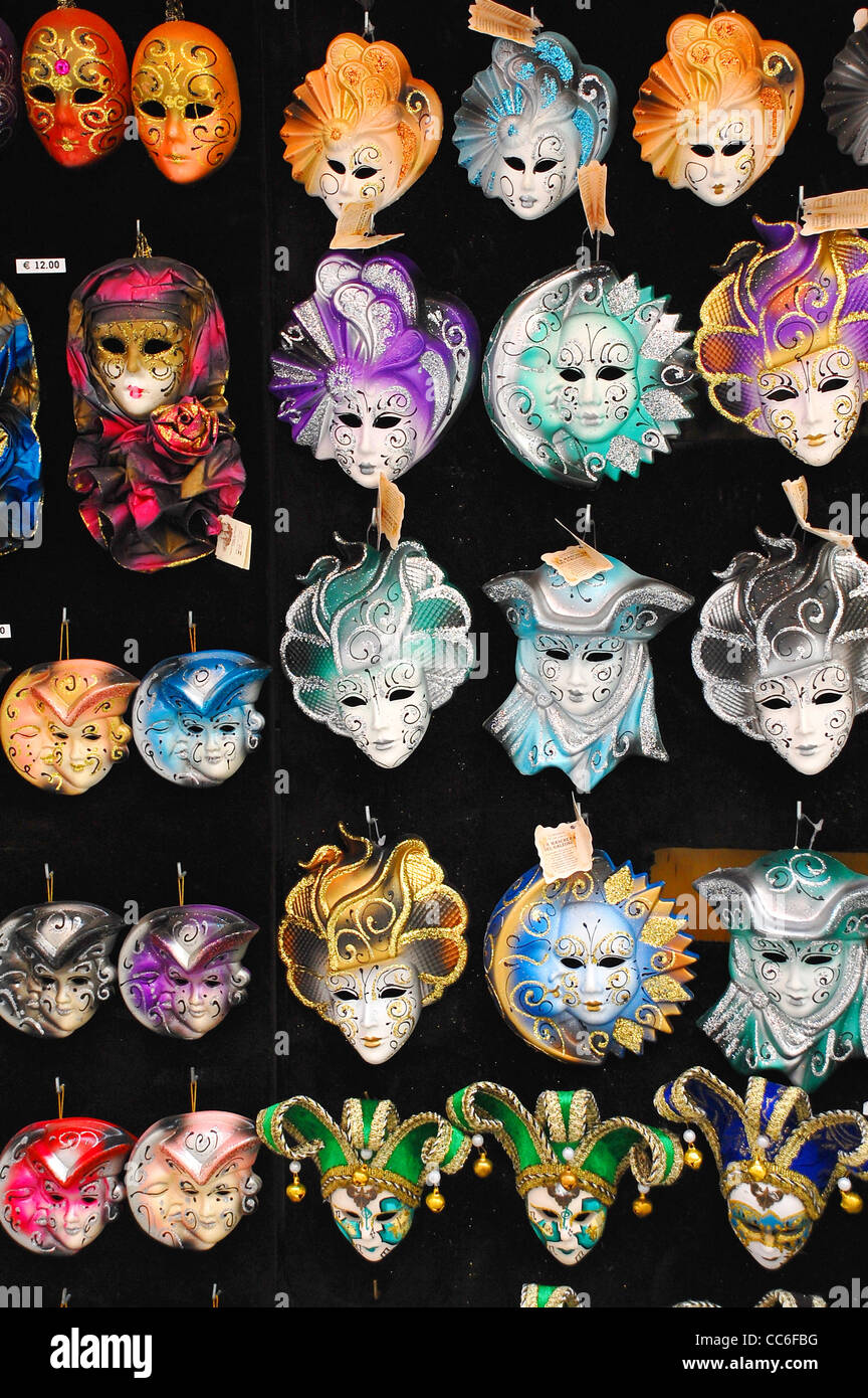 Typical masks for sale, Venice, Italy Stock Photo - Alamy