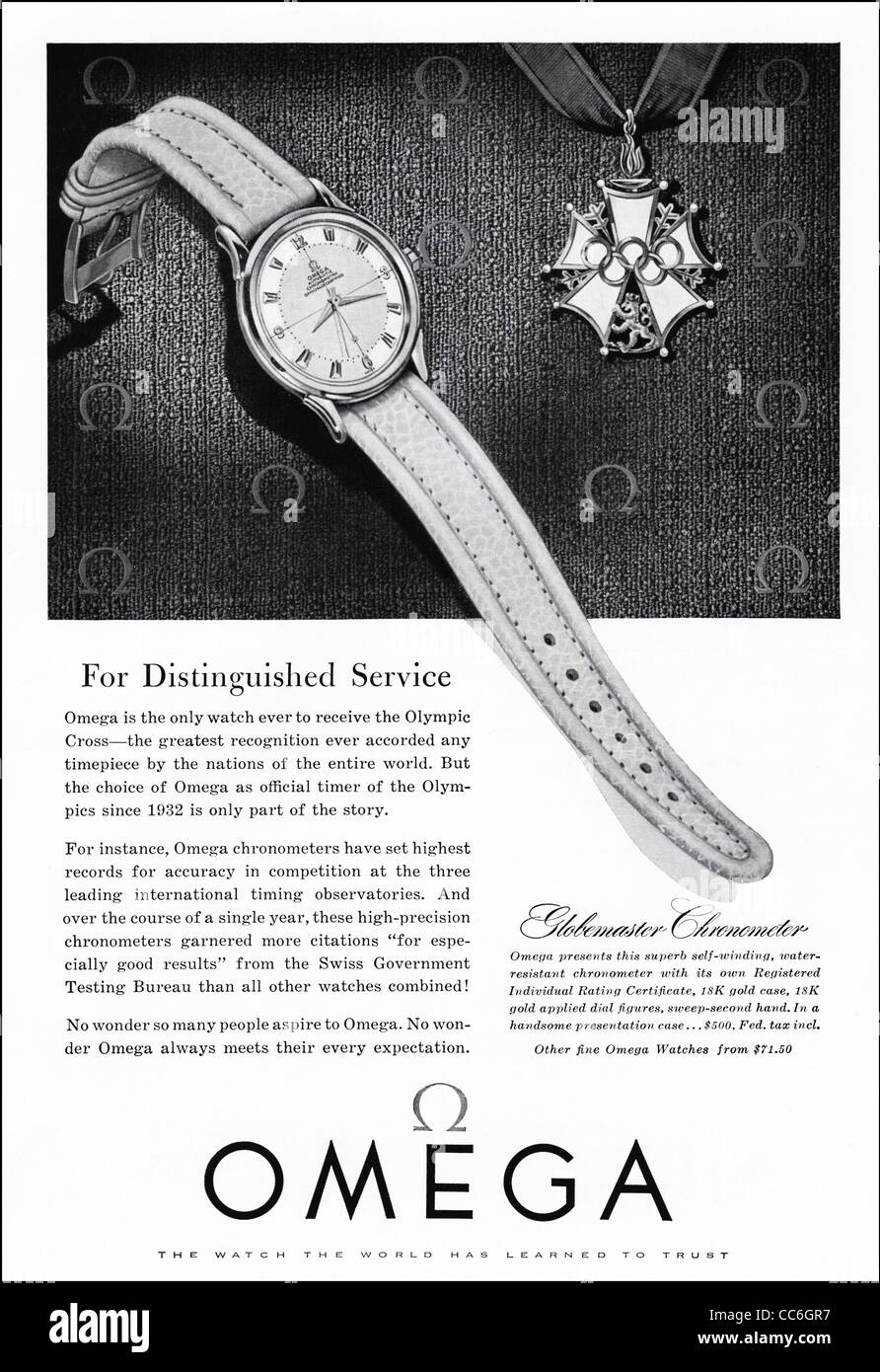 1950s omega watches hi-res stock photography and images - Alamy