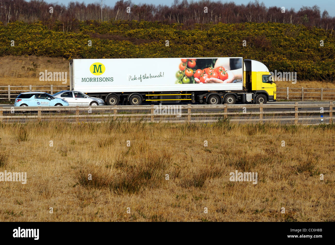 Morrisons lorry hi-res stock photography and images - Alamy
