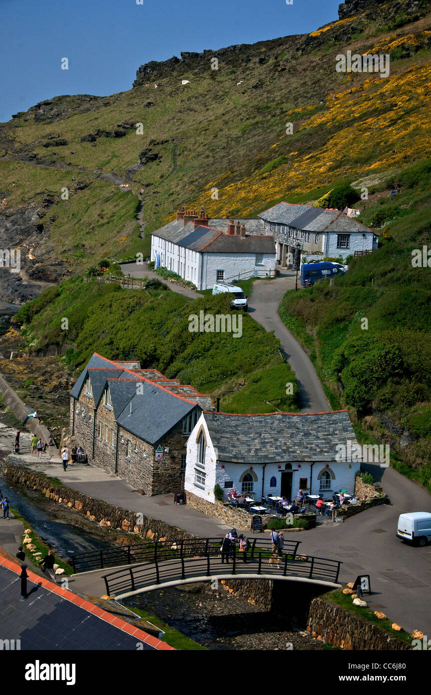 Boscastle Cornwall UK National Trust Stock Photo - Alamy