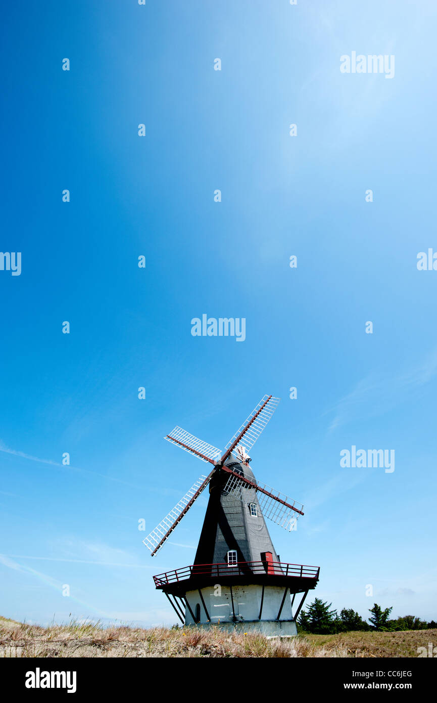 Windmill of Sonderho, Fano island, Denmark, Scandinavia, Europe Stock ...