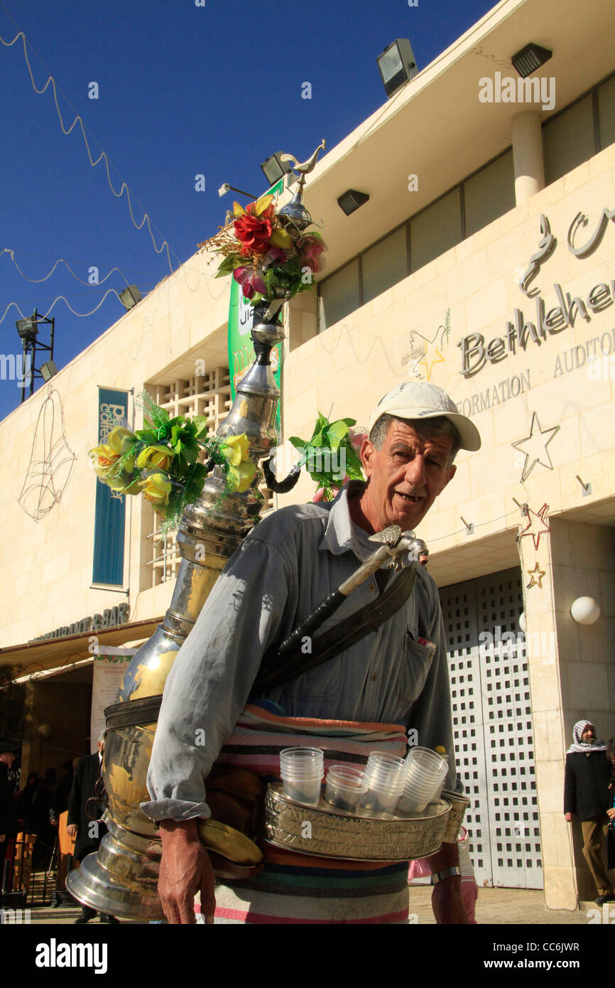 Bethlehem, a Tamarindi drink vendor at Manger Square Stock Photo - Alamy