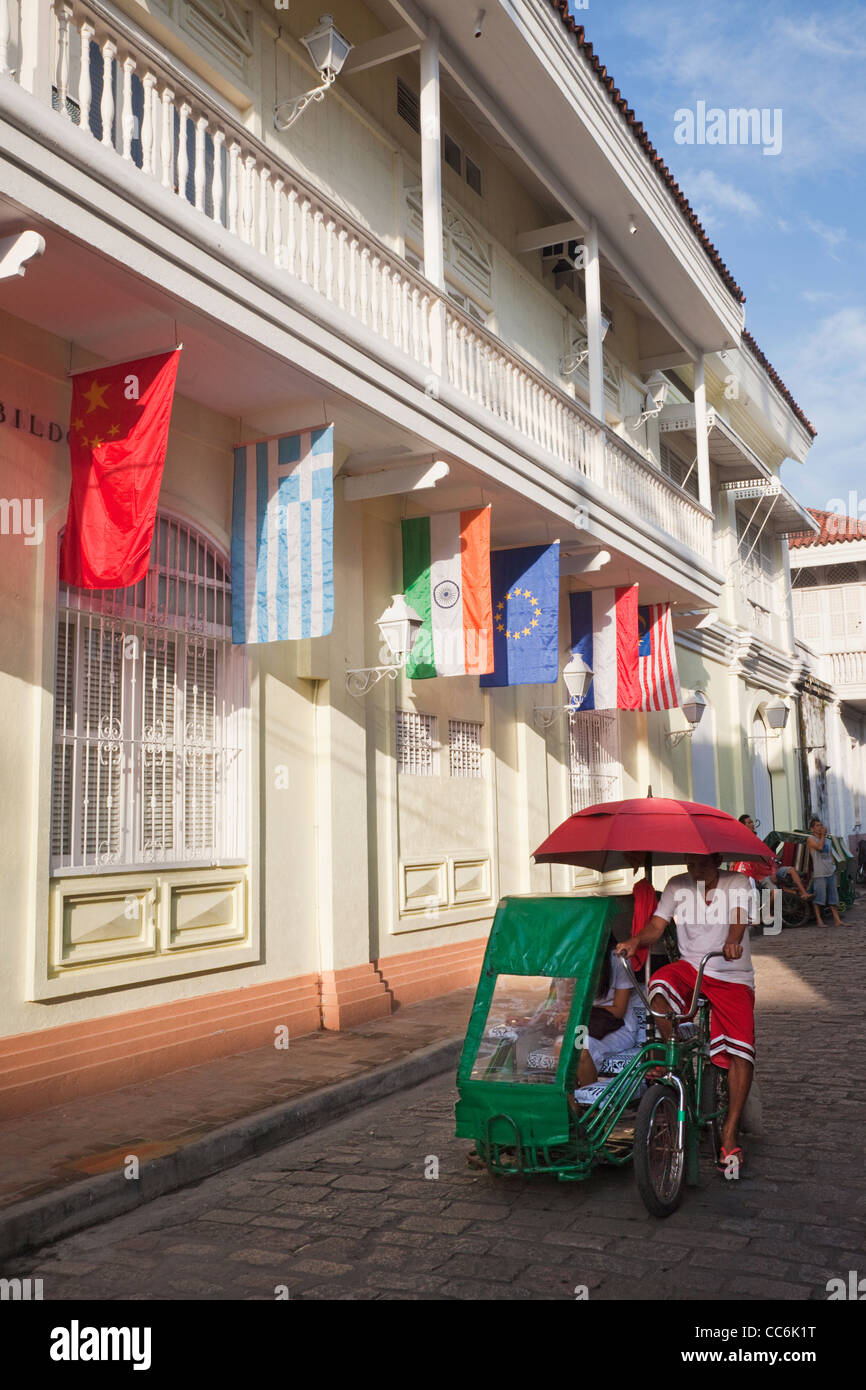 Philippines, Manila, Intramuros, Spanish Colonial Buildings Stock Photo ...