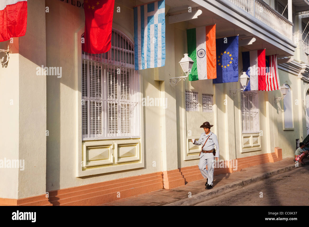Philippines, Manila, Intramuros, Spanish Colonial Buildings Stock Photo ...