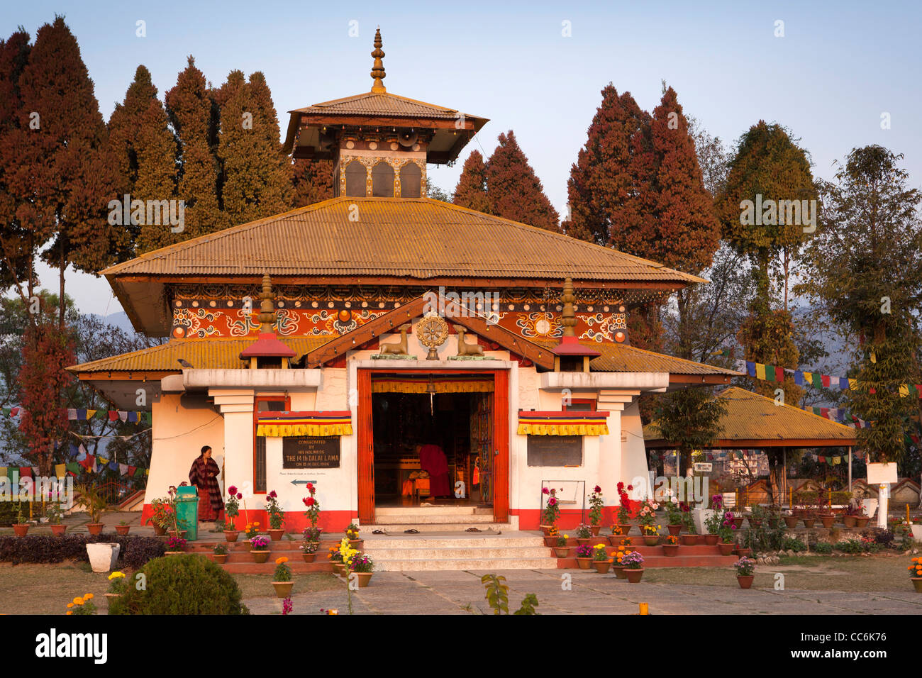 India, Arunachal Pradesh, Itanagar, Buddha Vihar Tibetan Buddhist ...