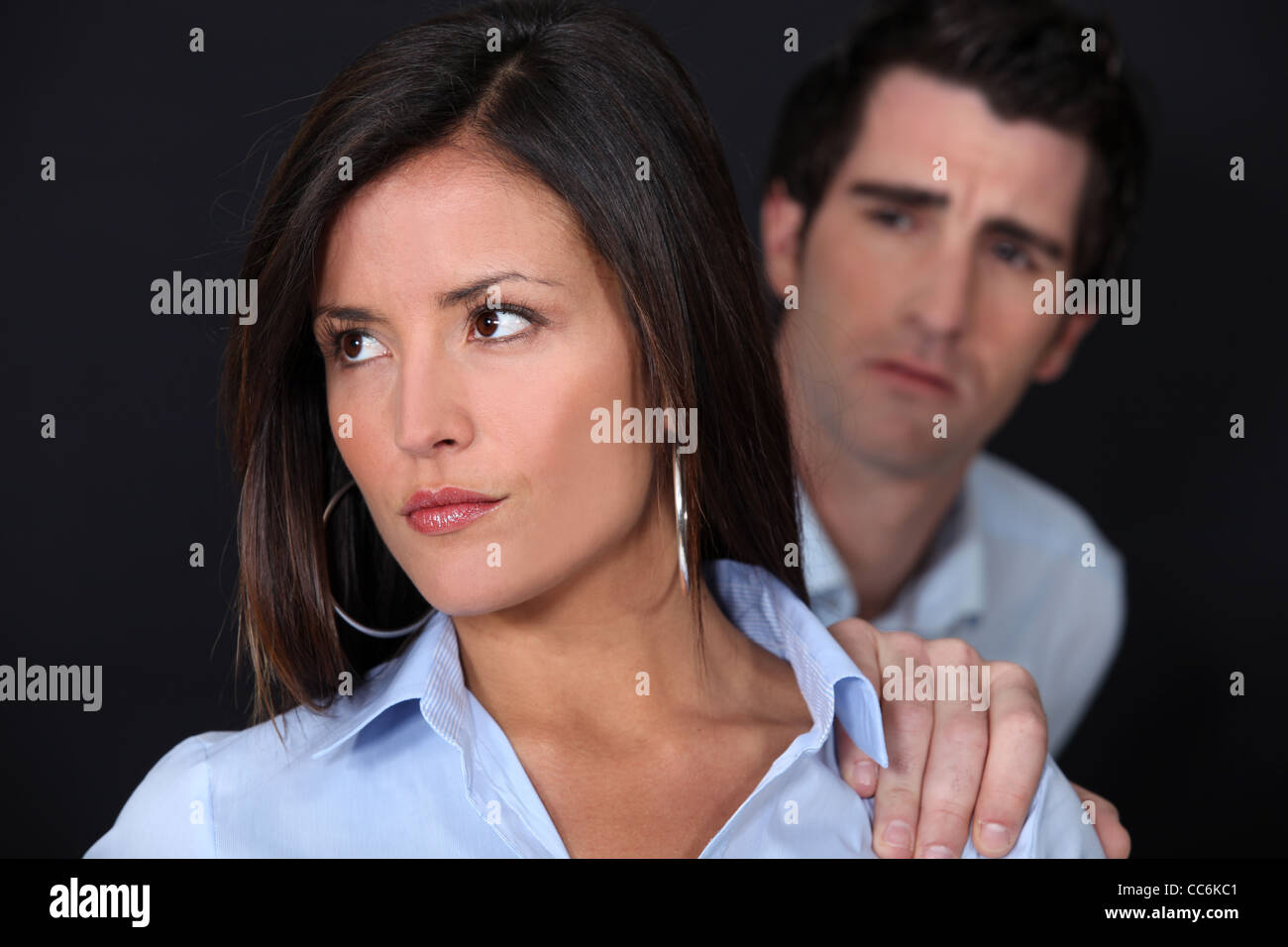 Couple having argument Stock Photo - Alamy