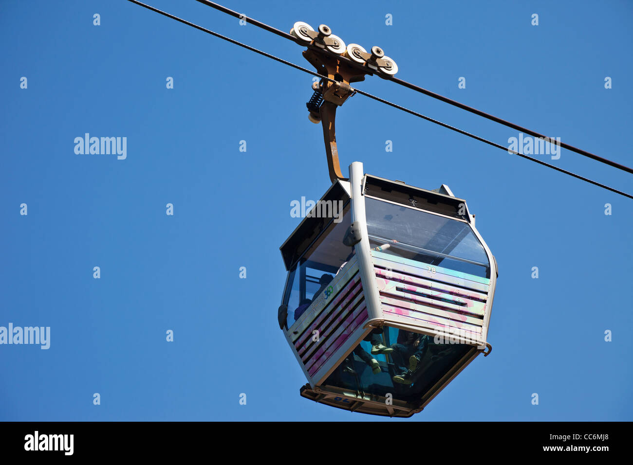 China, Hong Kong, Lantau, Ngong Ping Cable Car Stock Photo - Alamy