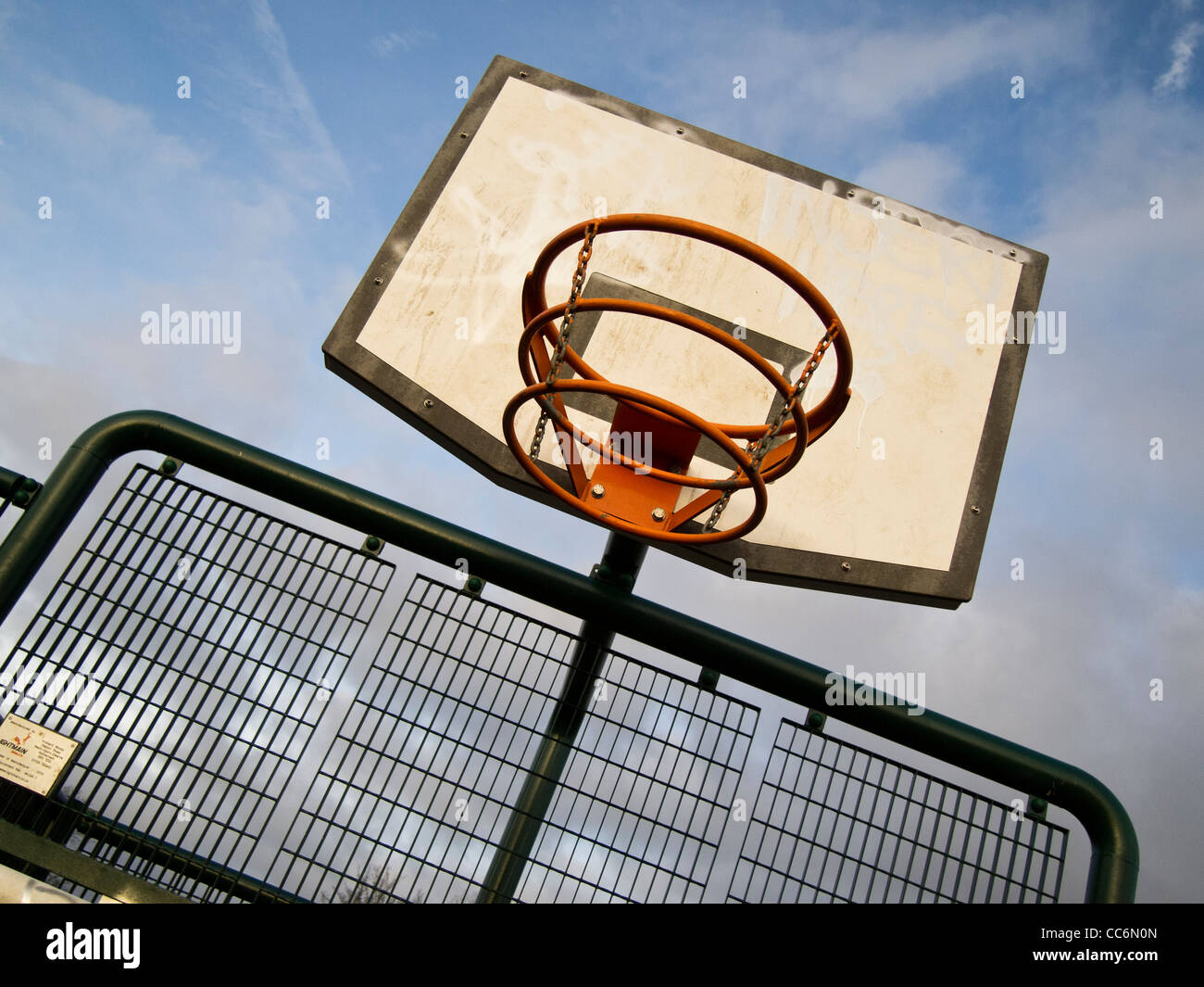 A basketball hoop Stock Photo - Alamy