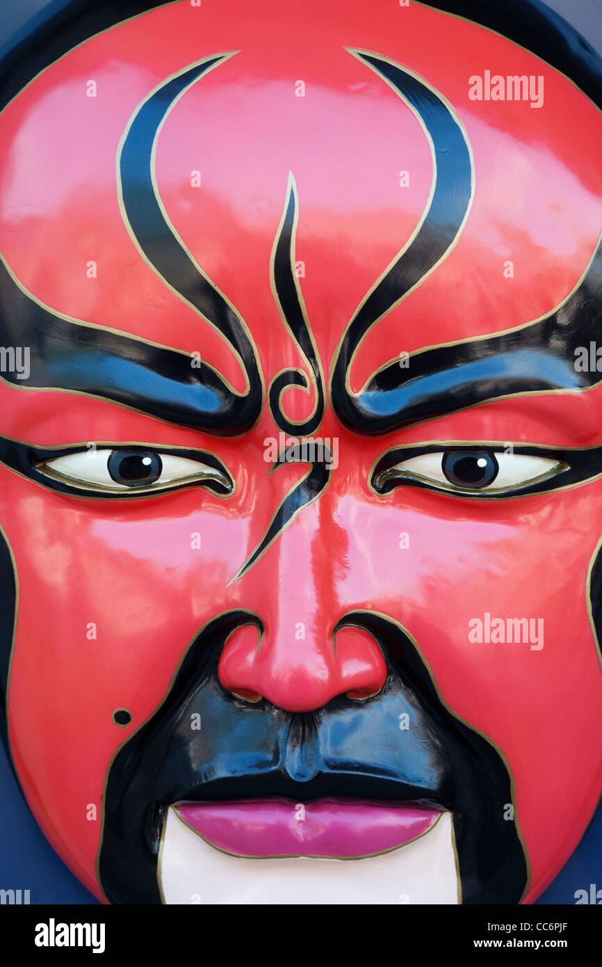 China, Hong Kong, Stanley Market, Chinese Mask Stock Photo - Alamy