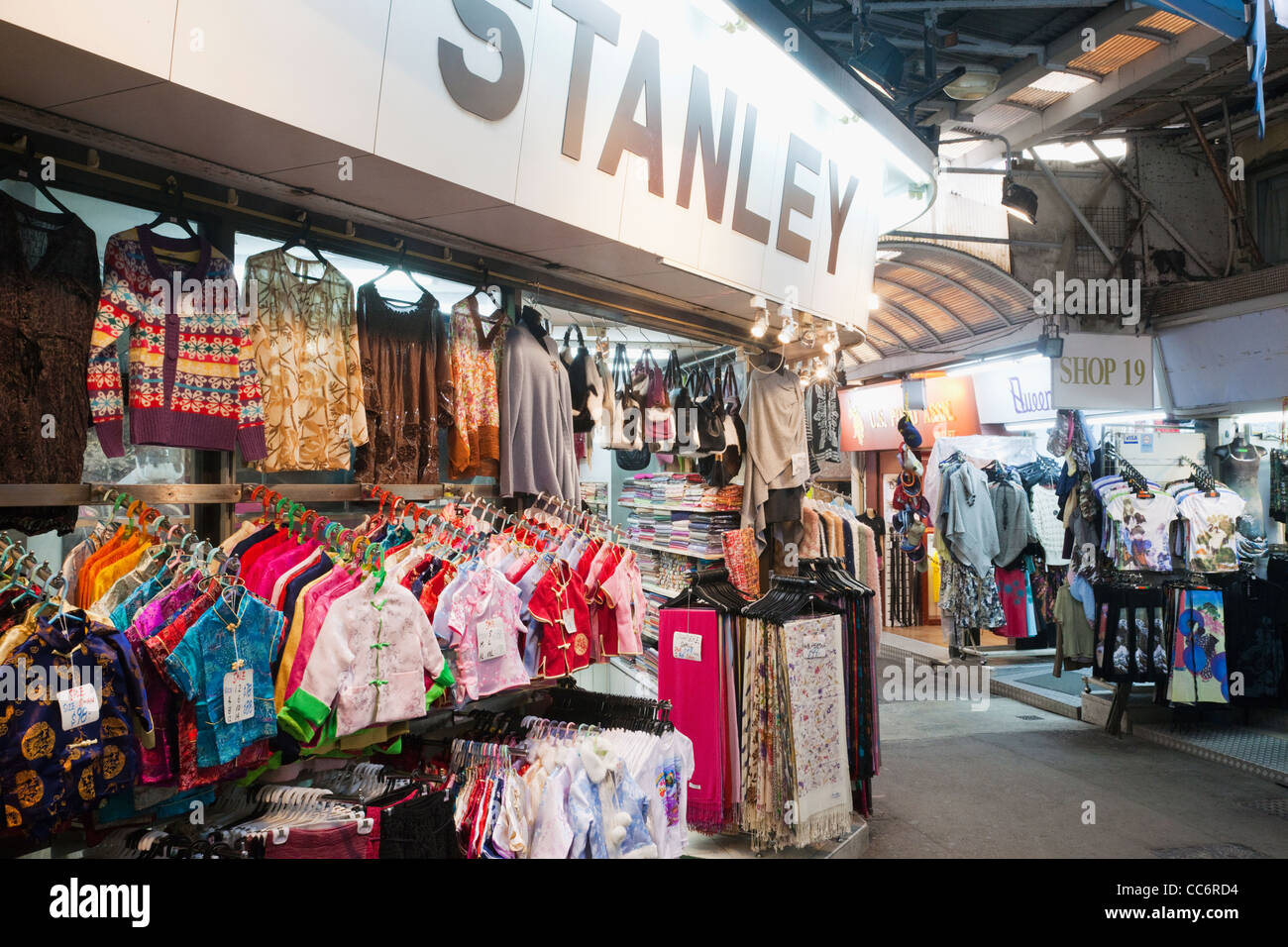 China, Hong Kong, Stanley Market, Shop Display Stock Photo - Alamy