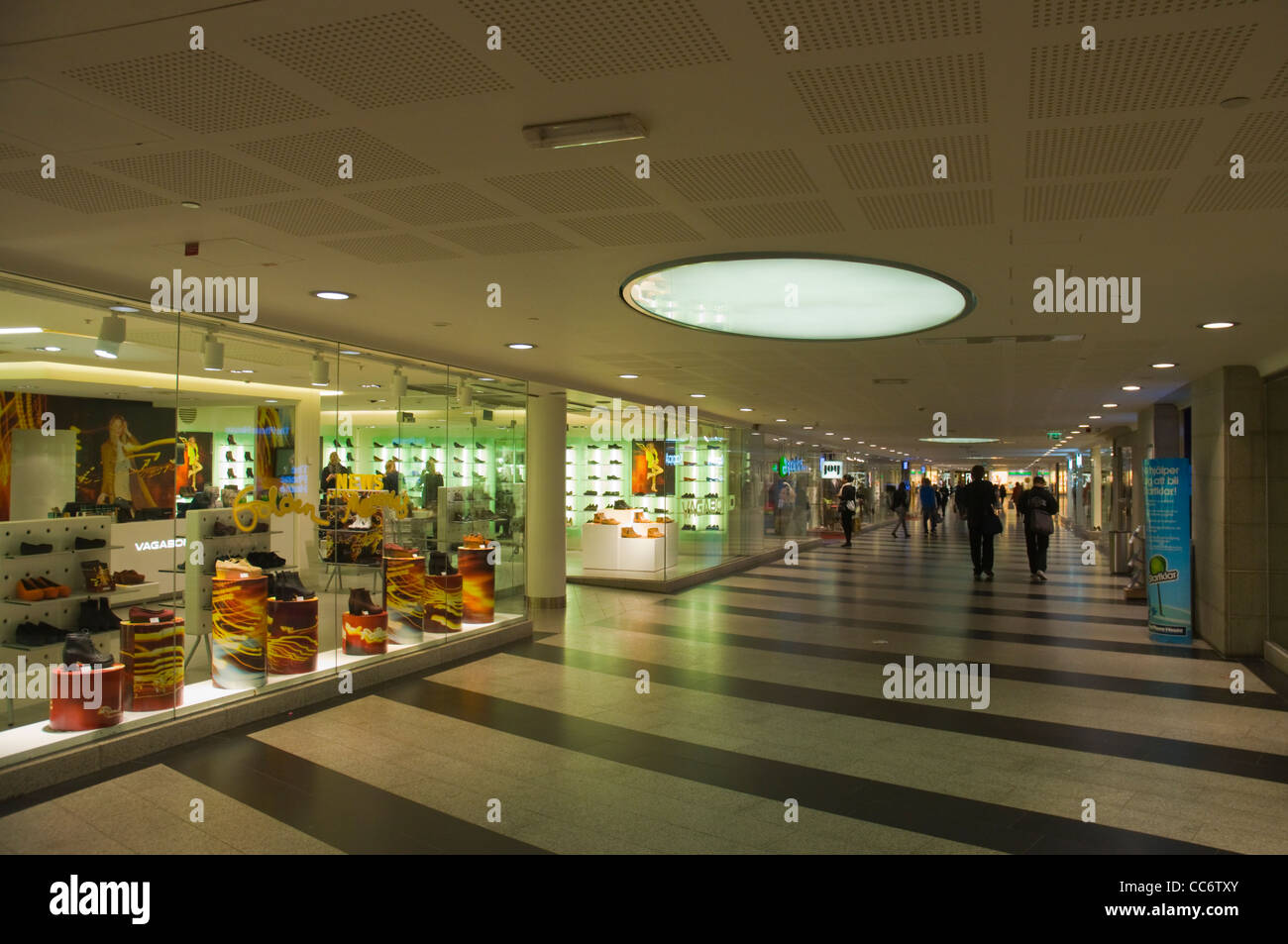 New underground passage leading from Sergels Torg to NK department ...