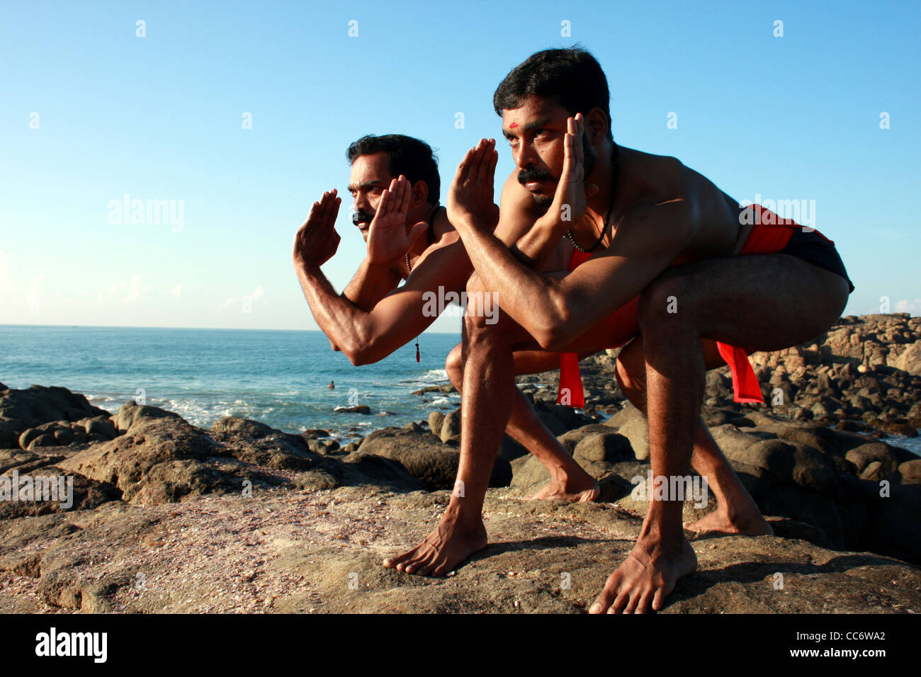 Kalaripayattu hi-res stock photography and images - Alamy