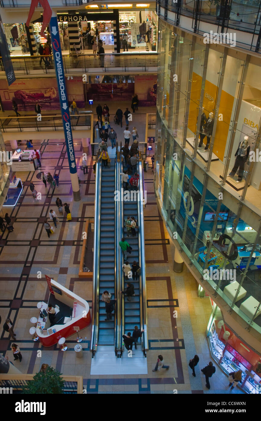 Palladium shopping centre namesti Republiky square central Prague Czech ...