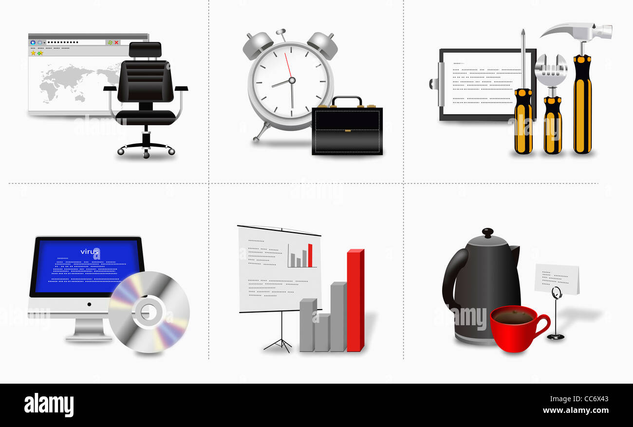 The various images for business Stock Photo - Alamy