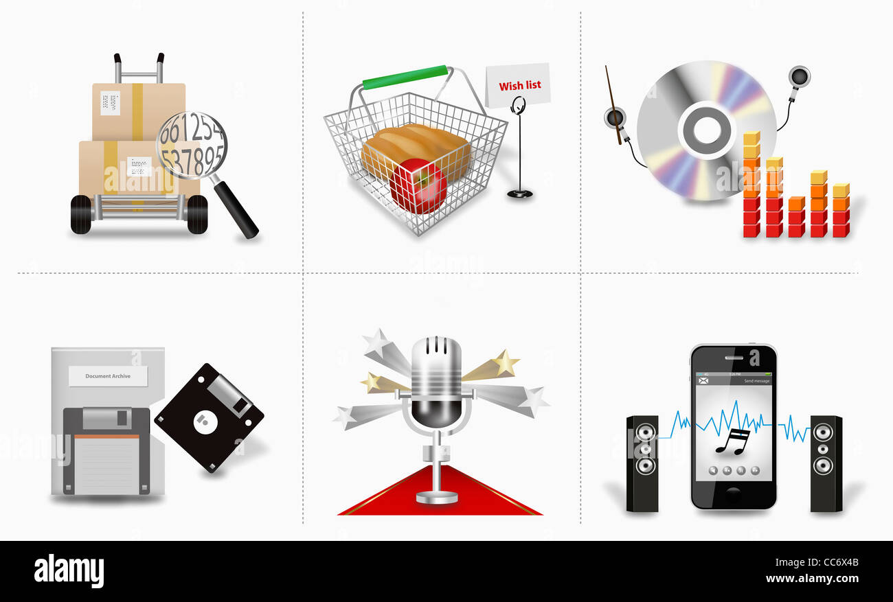 The various images for business Stock Photo - Alamy