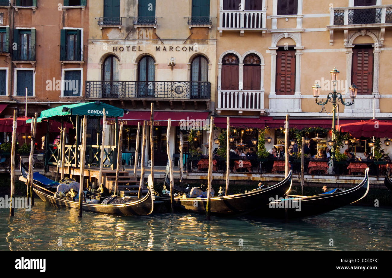 Hotel Marconi on the Grand Canal in Venice, Italy Stock Photo - Alamy
