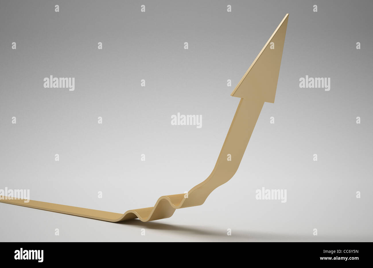 Gold arrow hi-res stock photography and images - Alamy