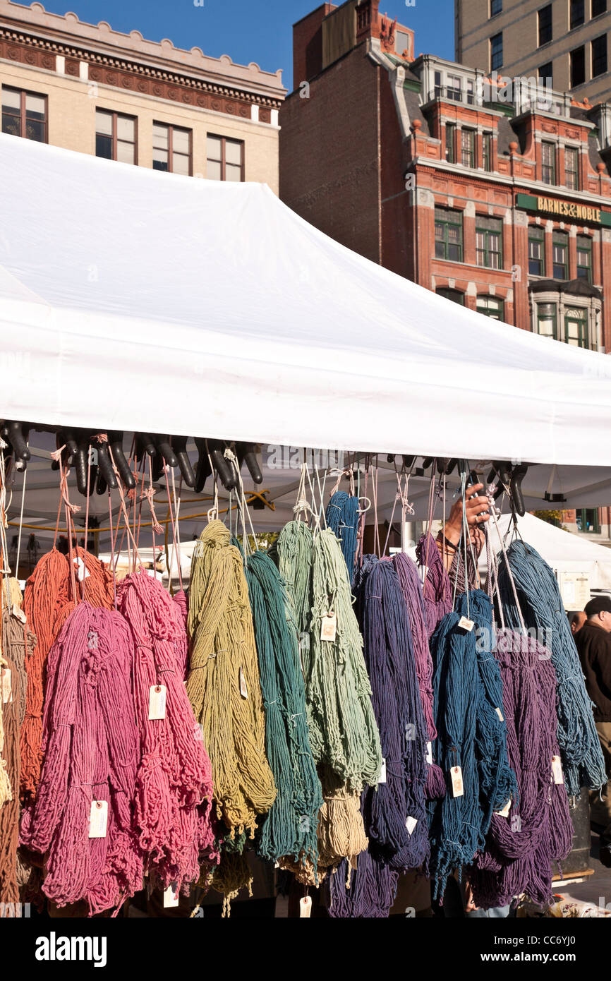 Wool yarns hanging hi-res stock photography and images - Alamy