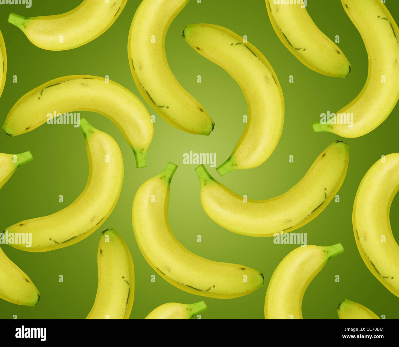 seamless Fresh Bananas on blue background Stock Photo - Alamy