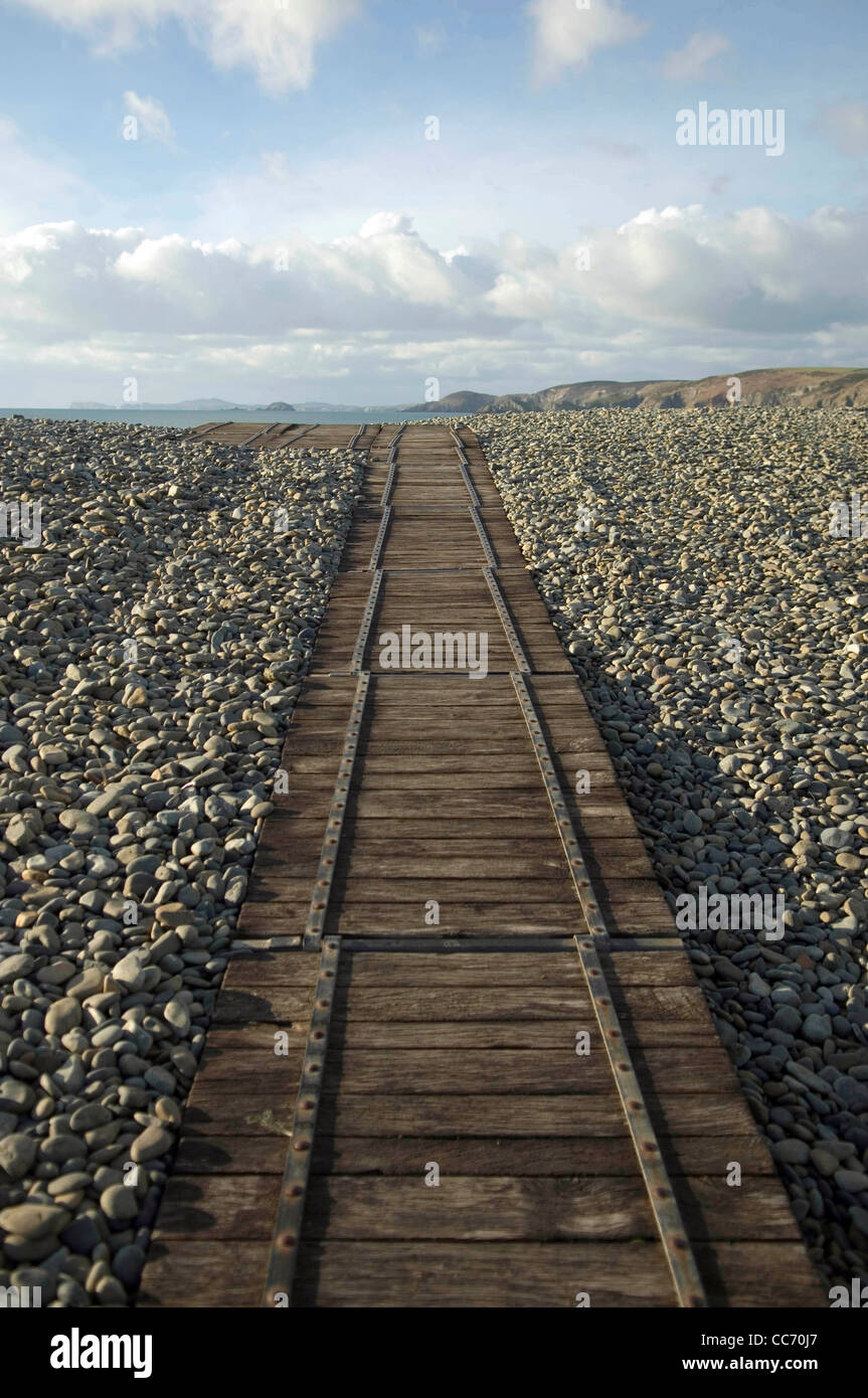 Newgale beach in Pembrokeshire, which is on the way from Haverfordwest ...