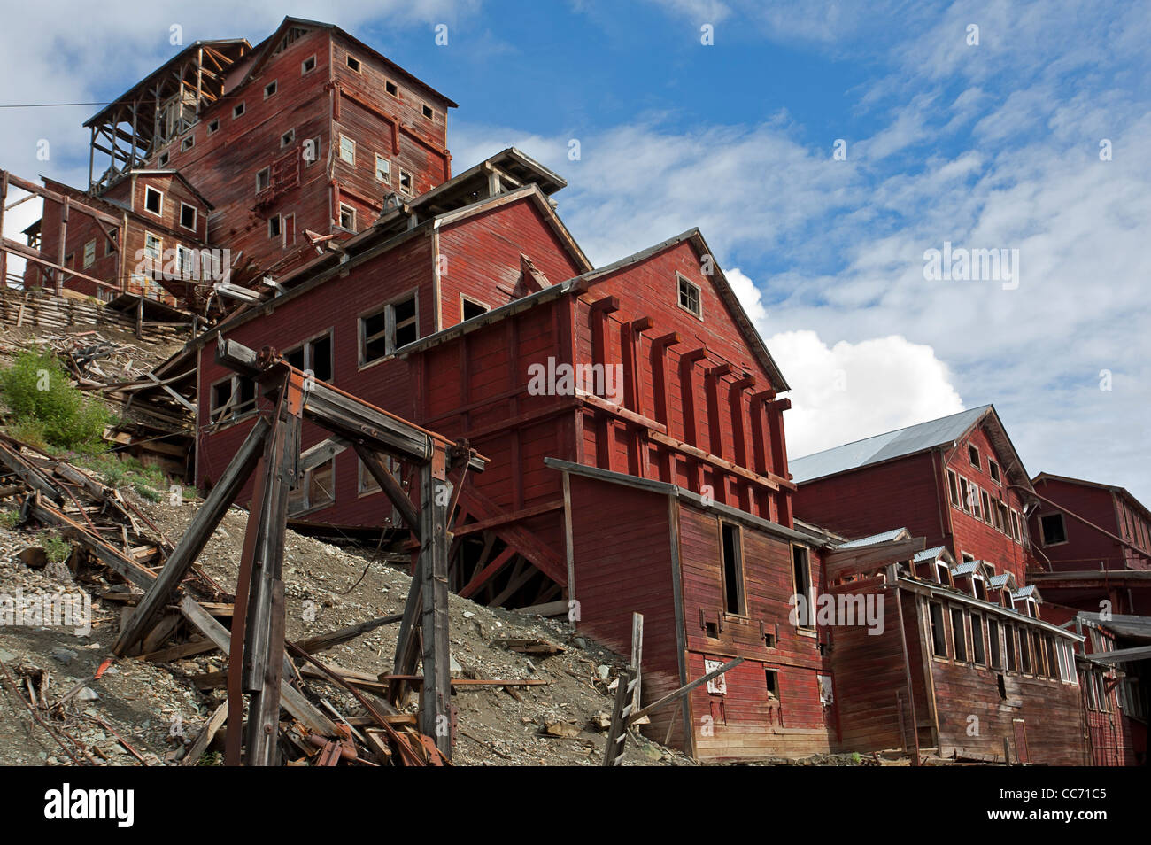 Kennecott copper mine. Wrangell-St. Elias National Park. Alaska. USA ...