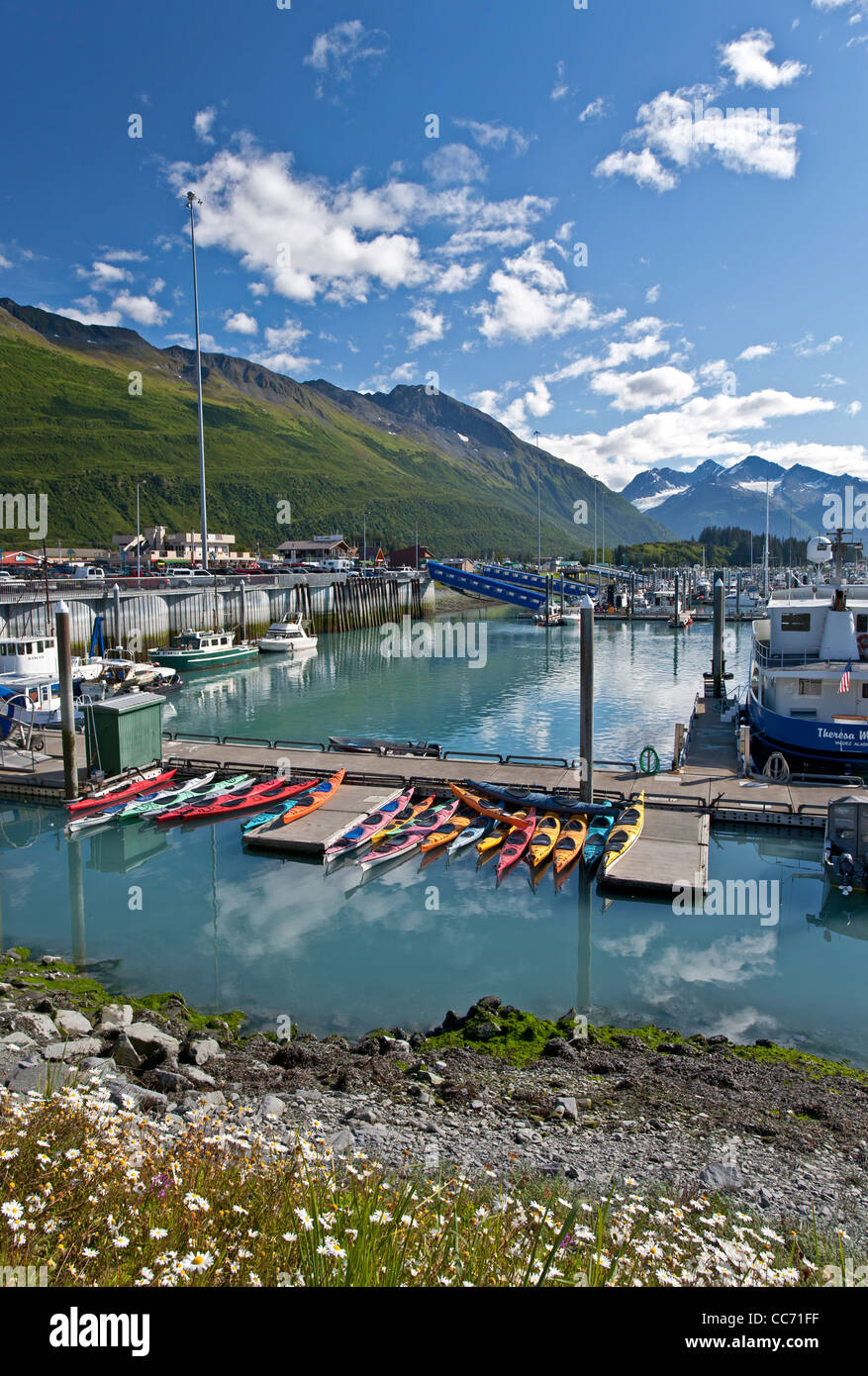 Valdez harbour. Alaska. USA Stock Photo - Alamy