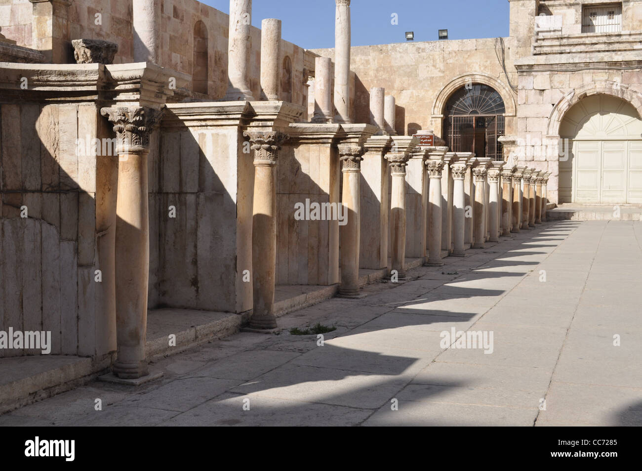 Roman Ruins in Jordan Stock Photo - Alamy