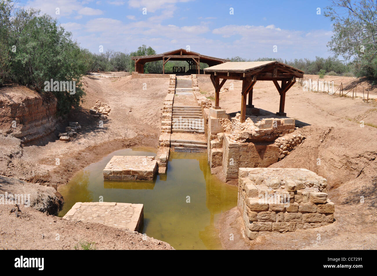 Baptism site,beyond Jordan Stock Photo - Alamy