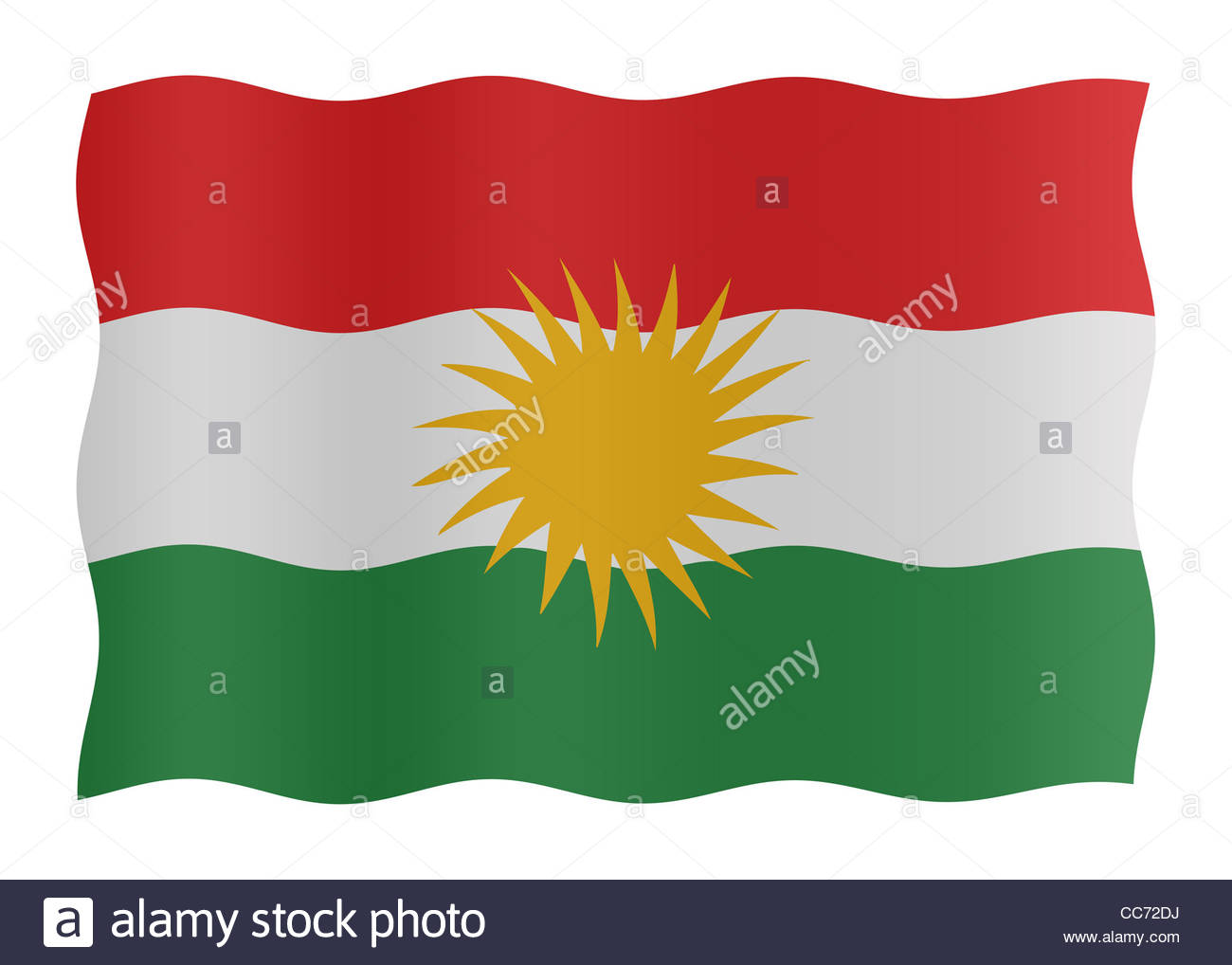 Flag Of Kurdistan Stock Photos & Flag Of Kurdistan Stock Images - Alamy