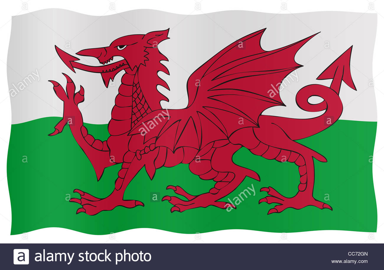 Wales Flag Illustration Stock Photos & Wales Flag Illustration Stock ...