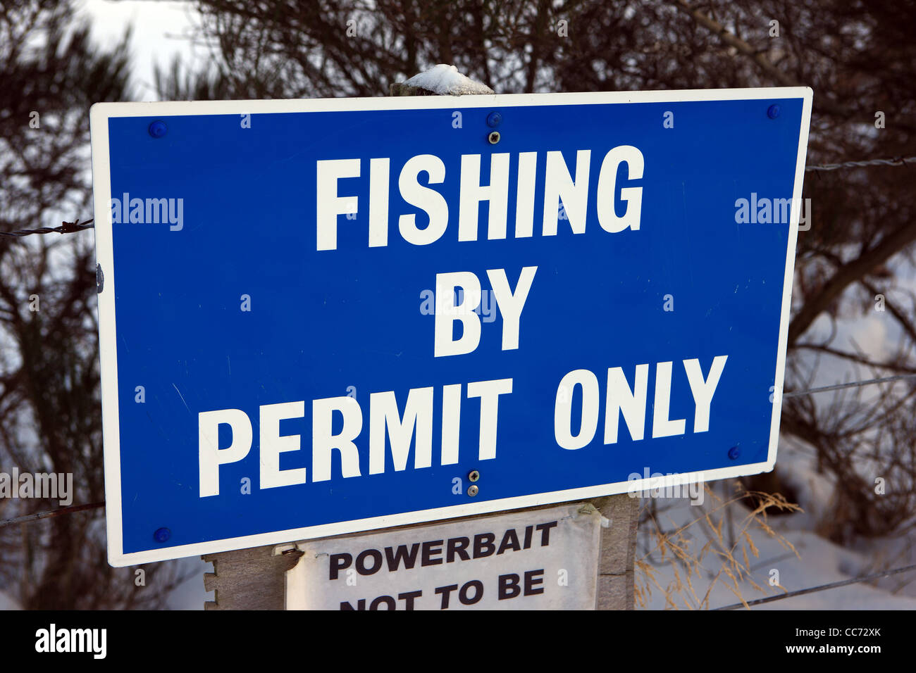 Fishing Permit Sign High Resolution Stock Photography and Images - Alamy