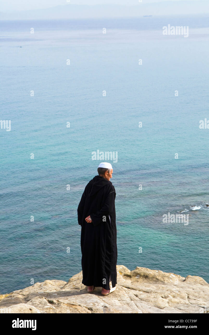 Cliff in the district of Marshan, Tangier, Morocco, North Africa Stock ...